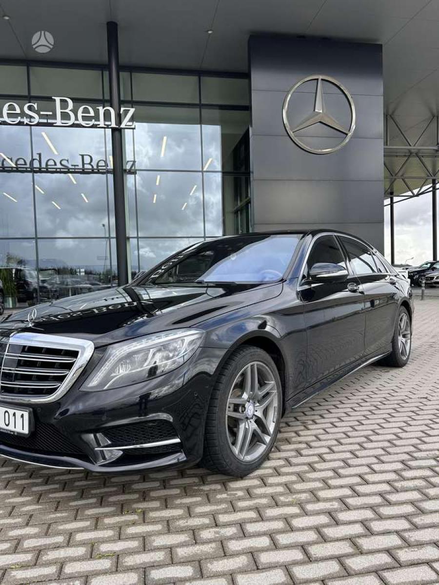 Black Mercedes-Benz S 350 2014 in Klaipeda, with an engine capacity of 2.99 L and mileage of 299 thousand km for 22500 €, photo 10 on AUTOMOTO.COM.LV
