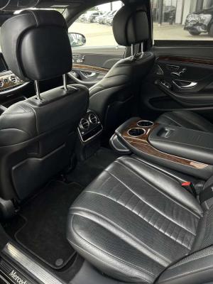 Black Mercedes-Benz S 350 2014 in Klaipeda, with an engine capacity of 2.99 L and mileage of 299 thousand km for 22500 €, photo 15 on AUTOMOTO.COM.LV