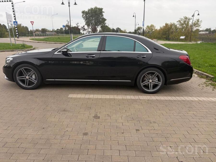 Melns Mercedes-Benz S 350 2014 Daugavpils, ar dzinēja tilpumu 3.00 L un nobraukumu 262 tūkst. km par 24500 €, foto 8 vietnē AUTOMOTO.COM.LV