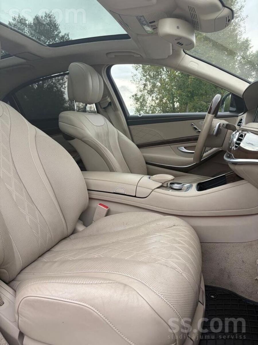 Melns Mercedes-Benz S 350 2014 Daugavpils, ar dzinēja tilpumu 3.00 L un nobraukumu 262 tūkst. km par 24500 €, foto 12 vietnē AUTOMOTO.COM.LV