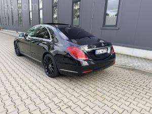 Black Mercedes-Benz S 350 2014 in Riga, with an engine capacity of 3.00 L and mileage of 164 thousand km for 22500 €, photo 7 on AUTOMOTO.COM.LV
