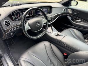 Black Mercedes-Benz S 350 2014 in Riga, with an engine capacity of 3.00 L and mileage of 164 thousand km for 22500 €, photo 8 on AUTOMOTO.COM.LV