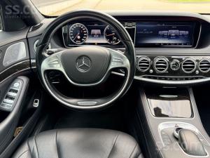 Black Mercedes-Benz S 350 2014 in Riga, with an engine capacity of 3.00 L and mileage of 164 thousand km for 22500 €, photo 9 on AUTOMOTO.COM.LV