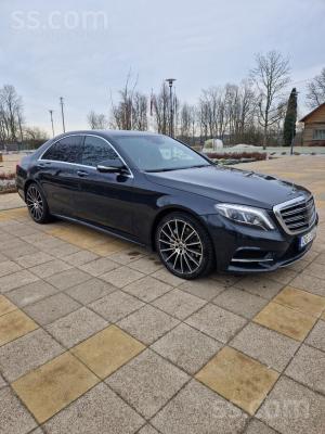 Black Mercedes-Benz S 350 2015 in Jekabpils, with an engine capacity of 3.00 L and mileage of 320 thousand km for 16000 €, photo 2 on AUTOMOTO.COM.LV