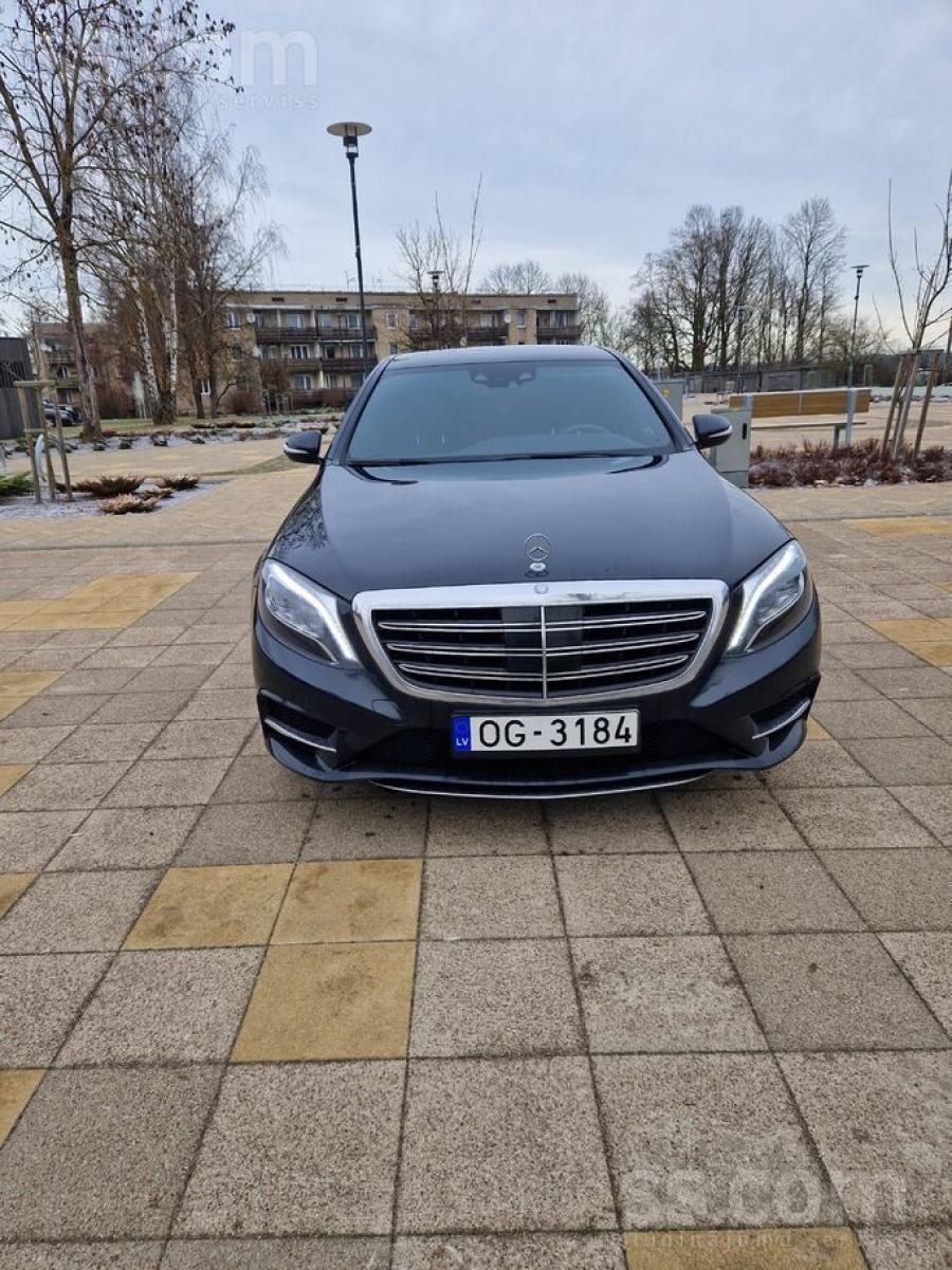 Black Mercedes-Benz S 350 2015 in Jekabpils, with an engine capacity of 3.00 L and mileage of 320 thousand km for 16000 €, photo 3 on AUTOMOTO.COM.LV
