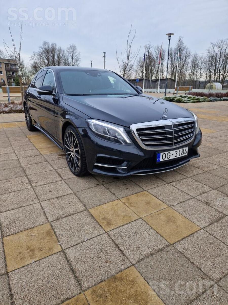 Black Mercedes-Benz S 350 2015 in Jekabpils, with an engine capacity of 3.00 L and mileage of 320 thousand km for 16000 €, photo 4 on AUTOMOTO.COM.LV