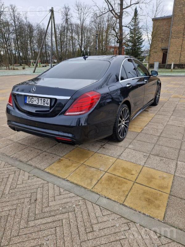 Melns Mercedes-Benz S 350 2015 Jēkabpils, ar dzinēja tilpumu 3.00 L un nobraukumu 320 tūkst. km par 16000 €, foto 9 vietnē AUTOMOTO.COM.LV