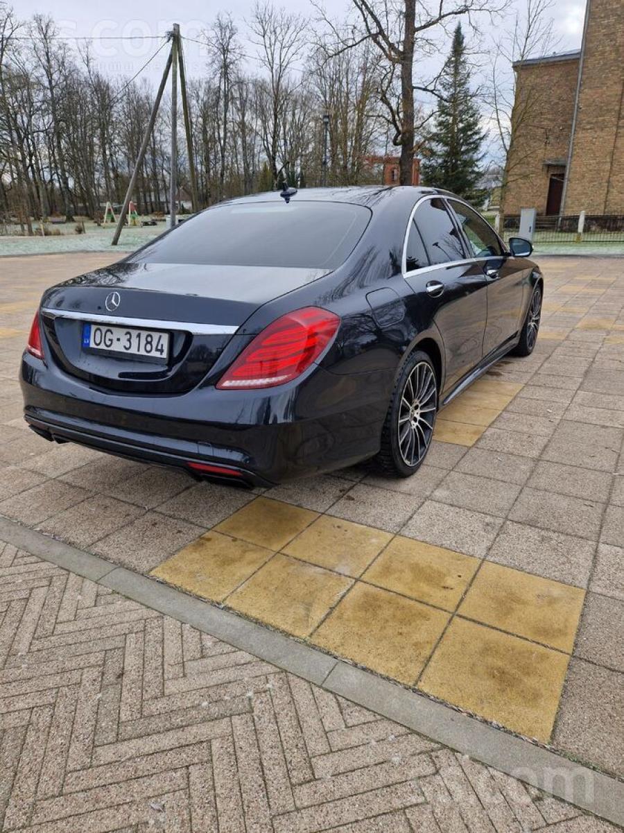 Black Mercedes-Benz S 350 2015 in Jekabpils, with an engine capacity of 3.00 L and mileage of 320 thousand km for 16000 €, photo 9 on AUTOMOTO.COM.LV
