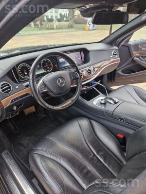 Black Mercedes-Benz S 350 2015 in Jekabpils, with an engine capacity of 3.00 L and mileage of 320 thousand km for 16000 €, photo 12 on AUTOMOTO.COM.LV