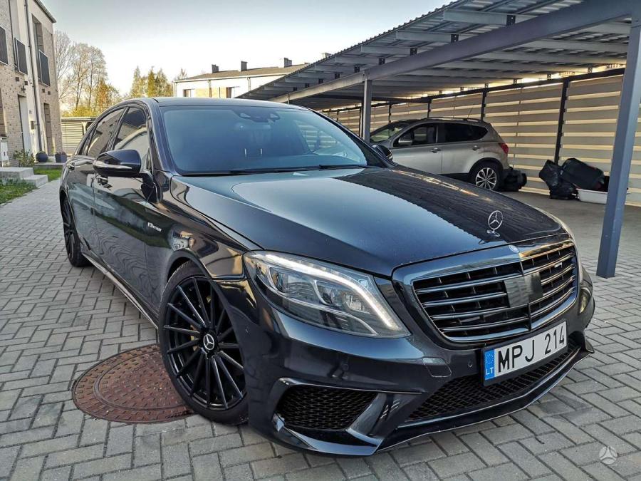 Black Mercedes-Benz S 350 2015 in Klaipeda, with an engine capacity of 3.00 L and mileage of 224 thousand km for 27500 €, photo 4 on AUTOMOTO.COM.LV