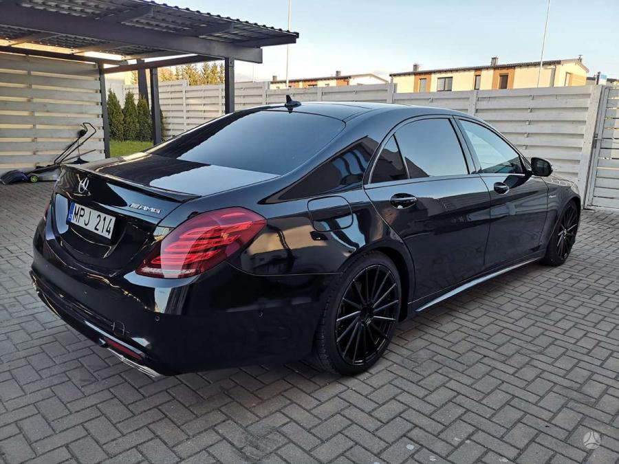 Black Mercedes-Benz S 350 2015 in Klaipeda, with an engine capacity of 3.00 L and mileage of 224 thousand km for 27500 €, photo 7 on AUTOMOTO.COM.LV