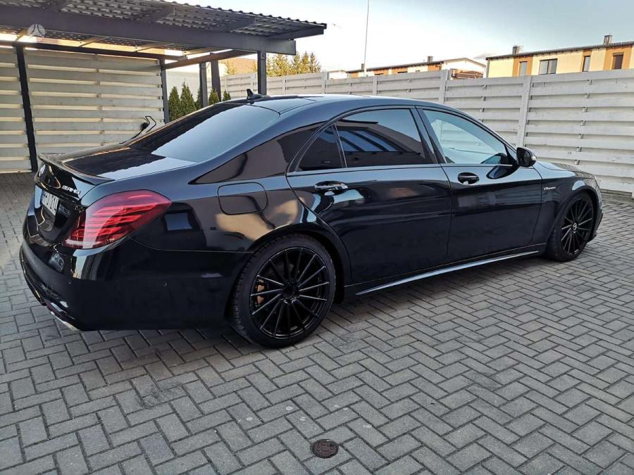 Black Mercedes-Benz S 350 2015 in Klaipeda, with an engine capacity of 3.00 L and mileage of 224 thousand km for 27500 €, photo 9 on AUTOMOTO.COM.LV