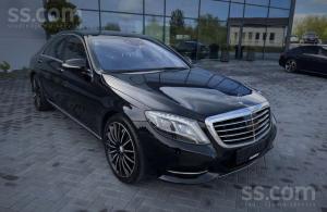 Black Mercedes-Benz S 350 2015 in Telschi, with an engine capacity of 3.00 L and mileage of 249 thousand km for 20399 €, photo  on AUTOMOTO.COM.LV