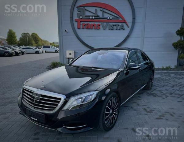 Black Mercedes-Benz S 350 2015 in Telschi, with an engine capacity of 3.00 L and mileage of 249 thousand km for 20399 €, photo 4 on AUTOMOTO.COM.LV