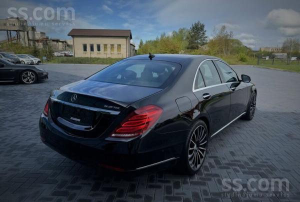 Black Mercedes-Benz S 350 2015 in Telschi, with an engine capacity of 3.00 L and mileage of 249 thousand km for 20399 €, photo 6 on AUTOMOTO.COM.LV