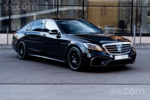 Black Mercedes-Benz S 350 2015 in Riga, with an engine capacity of 3.00 L and mileage of 197 thousand km for 31750 €, photo  on AUTOMOTO.COM.LV
