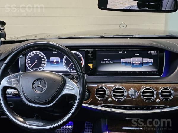 Melns Mercedes-Benz S 350 2015 Rīga, ar dzinēja tilpumu 3.50 L un nobraukumu 226 tūkst. km par 21755 €, foto 3 vietnē AUTOMOTO.COM.LV