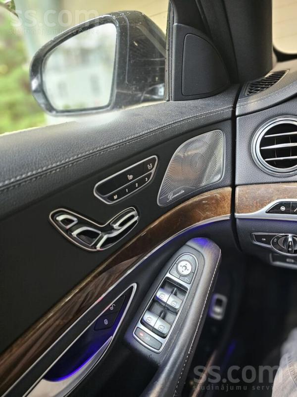 Melns Mercedes-Benz S 350 2015 Rīga, ar dzinēja tilpumu 3.50 L un nobraukumu 226 tūkst. km par 21755 €, foto 6 vietnē AUTOMOTO.COM.LV