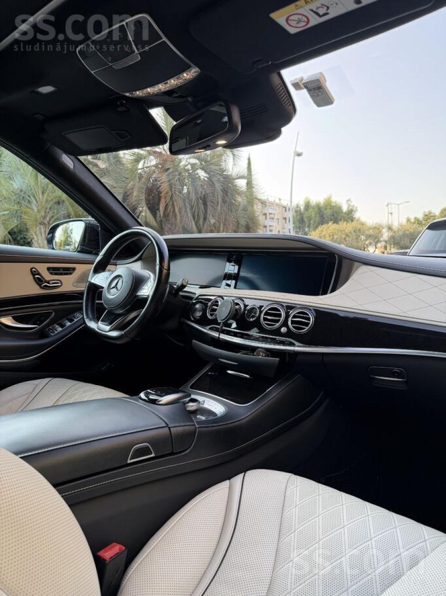 Melns Mercedes-Benz S 350 2015 Bauska, ar dzinēja tilpumu 3.00 L un nobraukumu 225 tūkst. km par 28000 €, foto 6 vietnē AUTOMOTO.COM.LV
