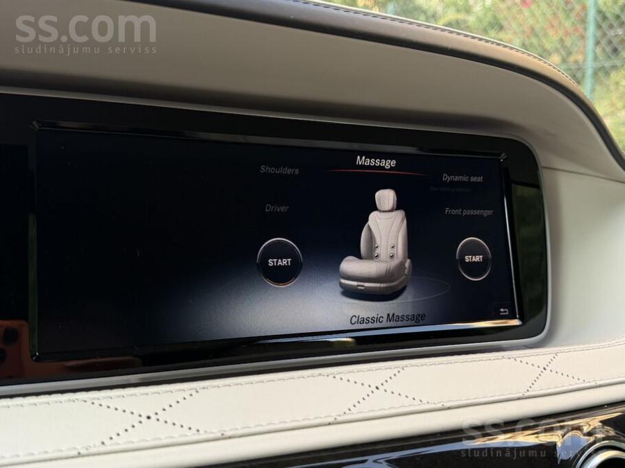 Melns Mercedes-Benz S 350 2015 Bauska, ar dzinēja tilpumu 3.00 L un nobraukumu 225 tūkst. km par 28000 €, foto 16 vietnē AUTOMOTO.COM.LV