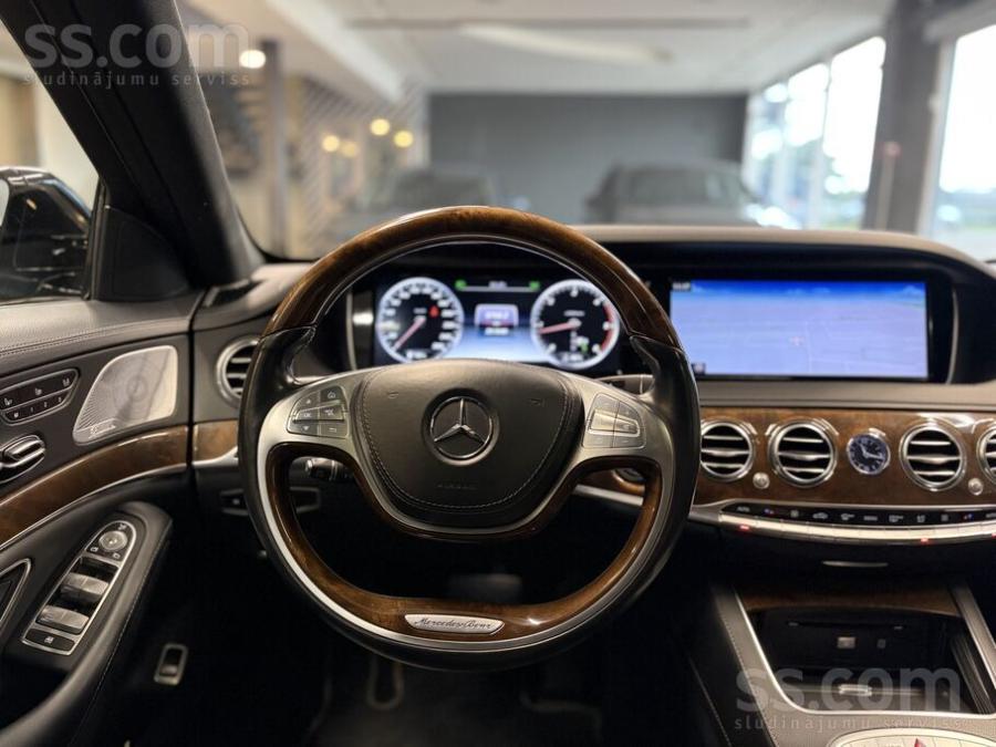 Melns Mercedes-Benz S 350 2015 Rīga, ar dzinēja tilpumu 3.00 L un nobraukumu 252 tūkst. km par 24500 €, foto 13 vietnē AUTOMOTO.COM.LV