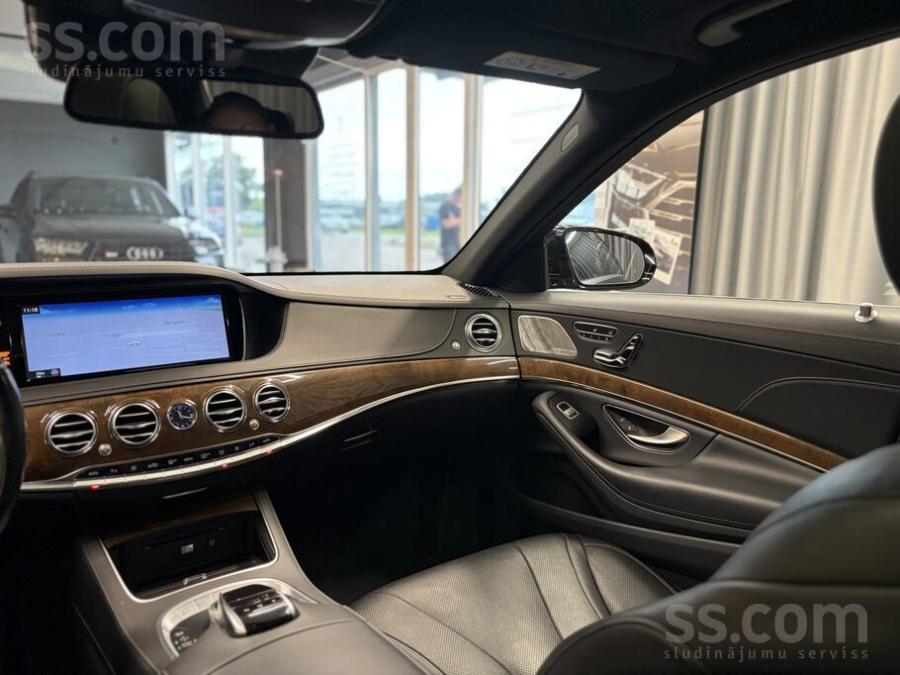 Melns Mercedes-Benz S 350 2015 Rīga, ar dzinēja tilpumu 3.00 L un nobraukumu 252 tūkst. km par 24500 €, foto 15 vietnē AUTOMOTO.COM.LV