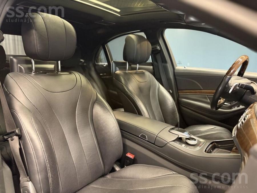 Melns Mercedes-Benz S 350 2015 Rīga, ar dzinēja tilpumu 3.00 L un nobraukumu 252 tūkst. km par 24500 €, foto 31 vietnē AUTOMOTO.COM.LV
