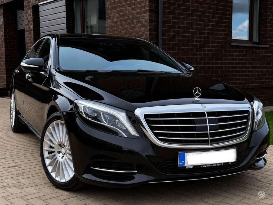 Melns Mercedes-Benz S 350 2015 Klaipėda, ar dzinēja tilpumu 2.99 L un nobraukumu 274 tūkst. km par 23800 €, foto 5 vietnē AUTOMOTO.COM.LV
