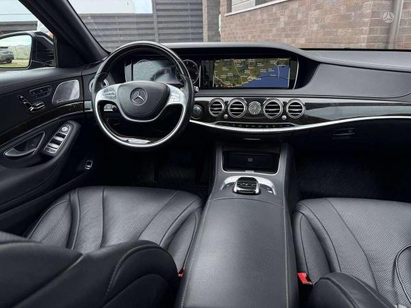 Melns Mercedes-Benz S 350 2015 Klaipėda, ar dzinēja tilpumu 2.99 L un nobraukumu 274 tūkst. km par 23800 €, foto 9 vietnē AUTOMOTO.COM.LV