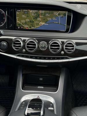 Melns Mercedes-Benz S 350 2015 Klaipėda, ar dzinēja tilpumu 2.99 L un nobraukumu 274 tūkst. km par 23800 €, foto 11 vietnē AUTOMOTO.COM.LV