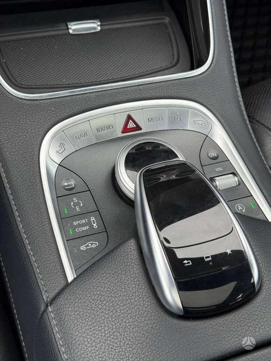 Melns Mercedes-Benz S 350 2015 Klaipėda, ar dzinēja tilpumu 2.99 L un nobraukumu 274 tūkst. km par 23800 €, foto 14 vietnē AUTOMOTO.COM.LV