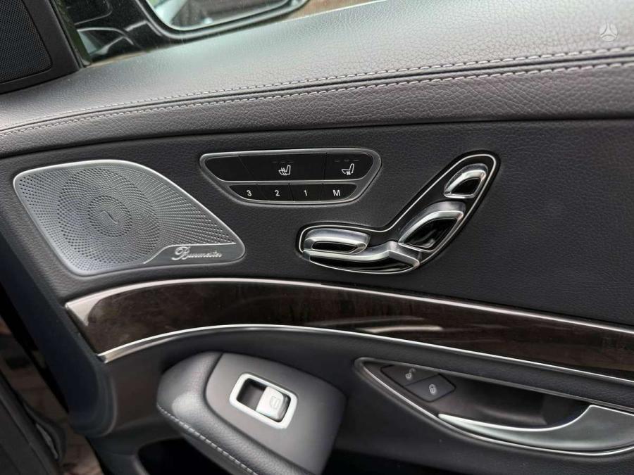 Melns Mercedes-Benz S 350 2015 Klaipėda, ar dzinēja tilpumu 2.99 L un nobraukumu 274 tūkst. km par 23800 €, foto 20 vietnē AUTOMOTO.COM.LV