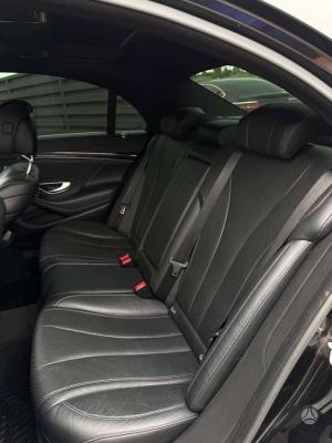 Melns Mercedes-Benz S 350 2015 Klaipėda, ar dzinēja tilpumu 2.99 L un nobraukumu 274 tūkst. km par 23800 €, foto 22 vietnē AUTOMOTO.COM.LV
