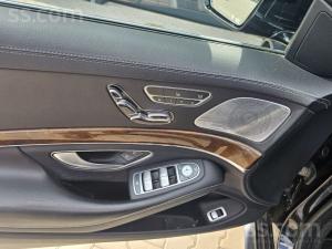 Black Mercedes-Benz S 350 2015 in Riga, with an engine capacity of 3.50 L and mileage of 263 thousand km for 20500 €, photo 9 on AUTOMOTO.COM.LV