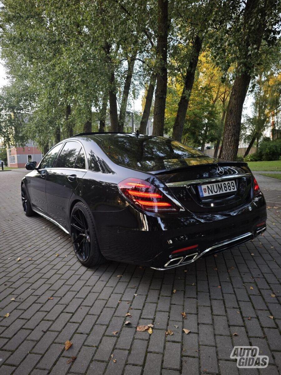 Melns Mercedes-Benz S 350 2015 Klaipėda, ar dzinēja tilpumu 3.00 L un nobraukumu 258 tūkst. km par 25900 €, foto 5 vietnē AUTOMOTO.COM.LV