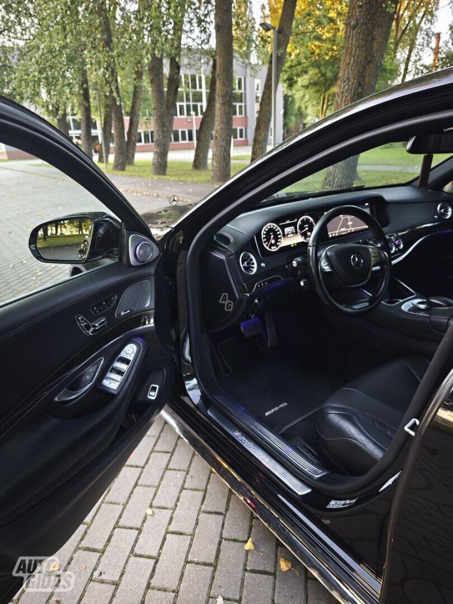 Melns Mercedes-Benz S 350 2015 Klaipėda, ar dzinēja tilpumu 3.00 L un nobraukumu 258 tūkst. km par 25900 €, foto 6 vietnē AUTOMOTO.COM.LV