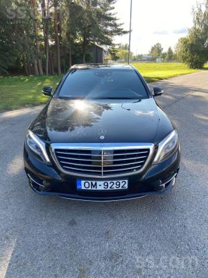 Melns Mercedes-Benz S 350 2015 Jēkabpils, ar dzinēja tilpumu 3.00 L un nobraukumu 378 tūkst. km par 21500 €, foto  vietnē AUTOMOTO.COM.LV