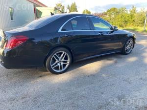 Melns Mercedes-Benz S 350 2015 Jēkabpils, ar dzinēja tilpumu 3.00 L un nobraukumu 378 tūkst. km par 21500 €, foto 5 vietnē AUTOMOTO.COM.LV