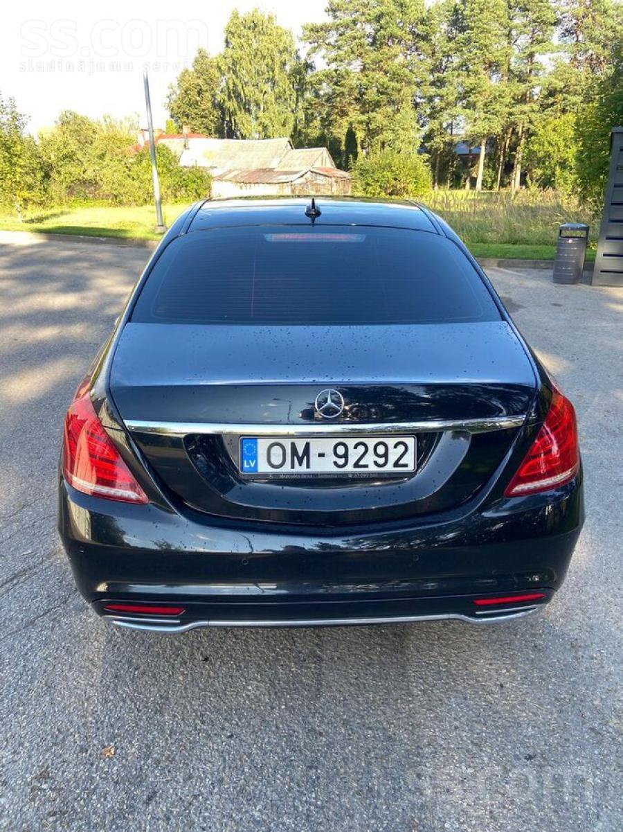 Melns Mercedes-Benz S 350 2015 Jēkabpils, ar dzinēja tilpumu 3.00 L un nobraukumu 378 tūkst. km par 21500 €, foto 6 vietnē AUTOMOTO.COM.LV
