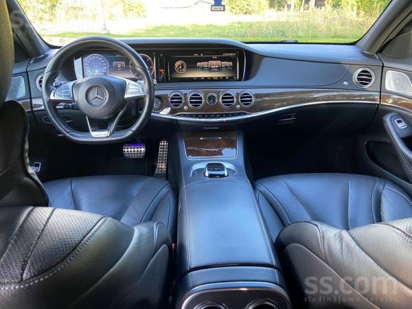 Melns Mercedes-Benz S 350 2015 Jēkabpils, ar dzinēja tilpumu 3.00 L un nobraukumu 378 tūkst. km par 21500 €, foto 7 vietnē AUTOMOTO.COM.LV