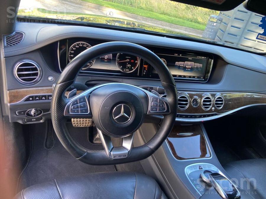 Melns Mercedes-Benz S 350 2015 Jēkabpils, ar dzinēja tilpumu 3.00 L un nobraukumu 378 tūkst. km par 21500 €, foto 8 vietnē AUTOMOTO.COM.LV