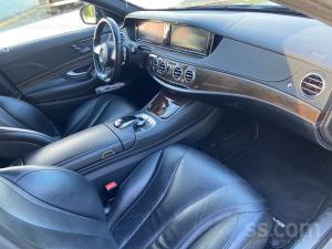 Melns Mercedes-Benz S 350 2015 Jēkabpils, ar dzinēja tilpumu 3.00 L un nobraukumu 378 tūkst. km par 21500 €, foto 10 vietnē AUTOMOTO.COM.LV