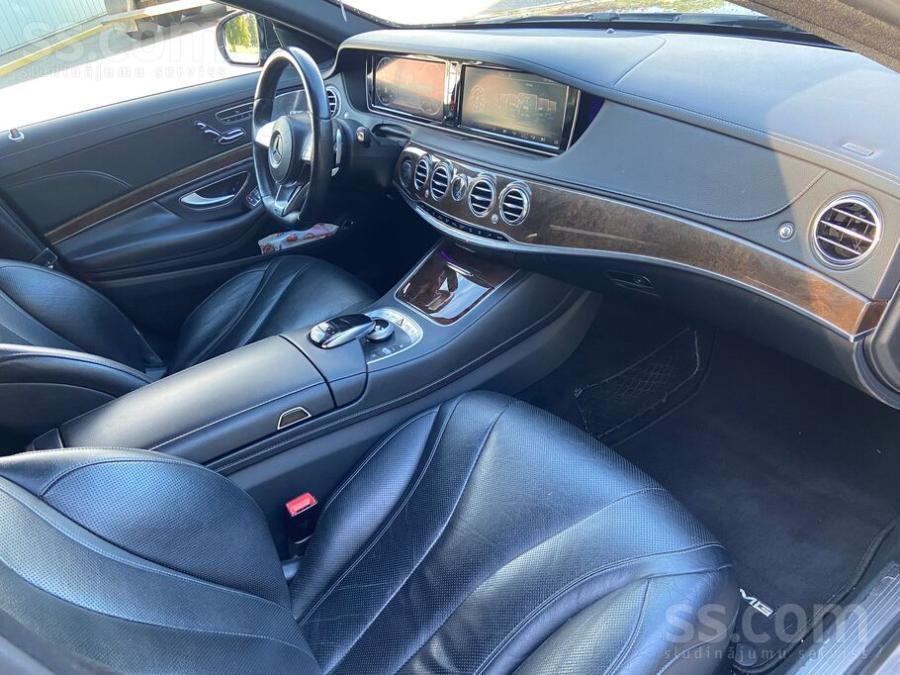 Melns Mercedes-Benz S 350 2015 Jēkabpils, ar dzinēja tilpumu 3.00 L un nobraukumu 378 tūkst. km par 21500 €, foto 10 vietnē AUTOMOTO.COM.LV