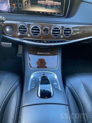 Melns Mercedes-Benz S 350 2015 Jēkabpils, ar dzinēja tilpumu 3.00 L un nobraukumu 378 tūkst. km par 21500 €, foto 12 vietnē AUTOMOTO.COM.LV