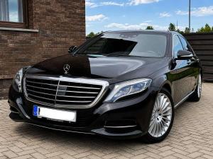 Black Mercedes-Benz S 350 2015 in Klaipeda, with an engine capacity of 2.99 L and mileage of 274 thousand km for 23500 €, photo  on AUTOMOTO.COM.LV