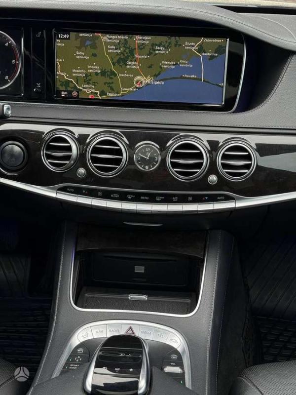 Melns Mercedes-Benz S 350 2015 Klaipėda, ar dzinēja tilpumu 2.99 L un nobraukumu 274 tūkst. km par 23500 €, foto 11 vietnē AUTOMOTO.COM.LV