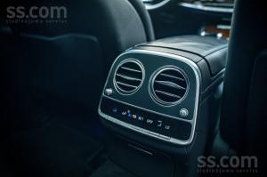 Black Mercedes-Benz S 350 2015 in Riga, with an engine capacity of 3.00 L and mileage of 264 thousand km for 19990 €, photo 18 on AUTOMOTO.COM.LV