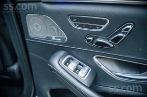Black Mercedes-Benz S 350 2015 in Riga, with an engine capacity of 3.00 L and mileage of 264 thousand km for 19990 €, photo 20 on AUTOMOTO.COM.LV