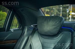 Black Mercedes-Benz S 350 2015 in Riga, with an engine capacity of 3.00 L and mileage of 264 thousand km for 19990 €, photo 35 on AUTOMOTO.COM.LV
