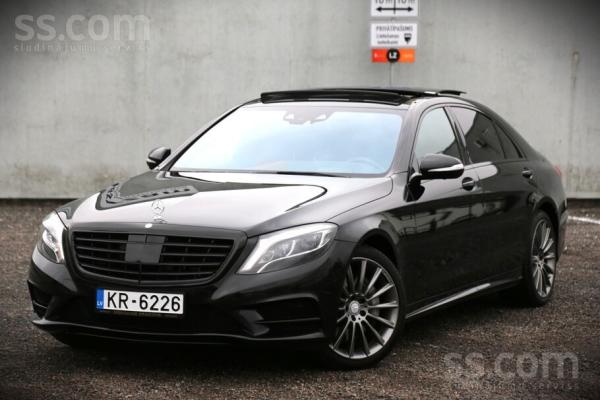Melns Mercedes-Benz S 350 2016 Rīga, ar dzinēja tilpumu 3.00 L un nobraukumu 300 tūkst. km par 27995 €, foto 2 vietnē AUTOMOTO.COM.LV